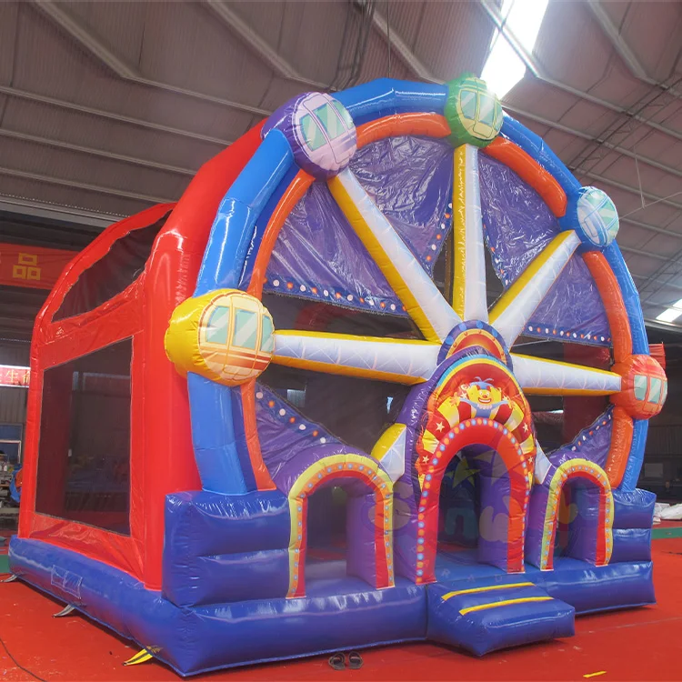 Inflatable Ferris Wheel Bouncer Water Slide Combo - Fun for All Ages
