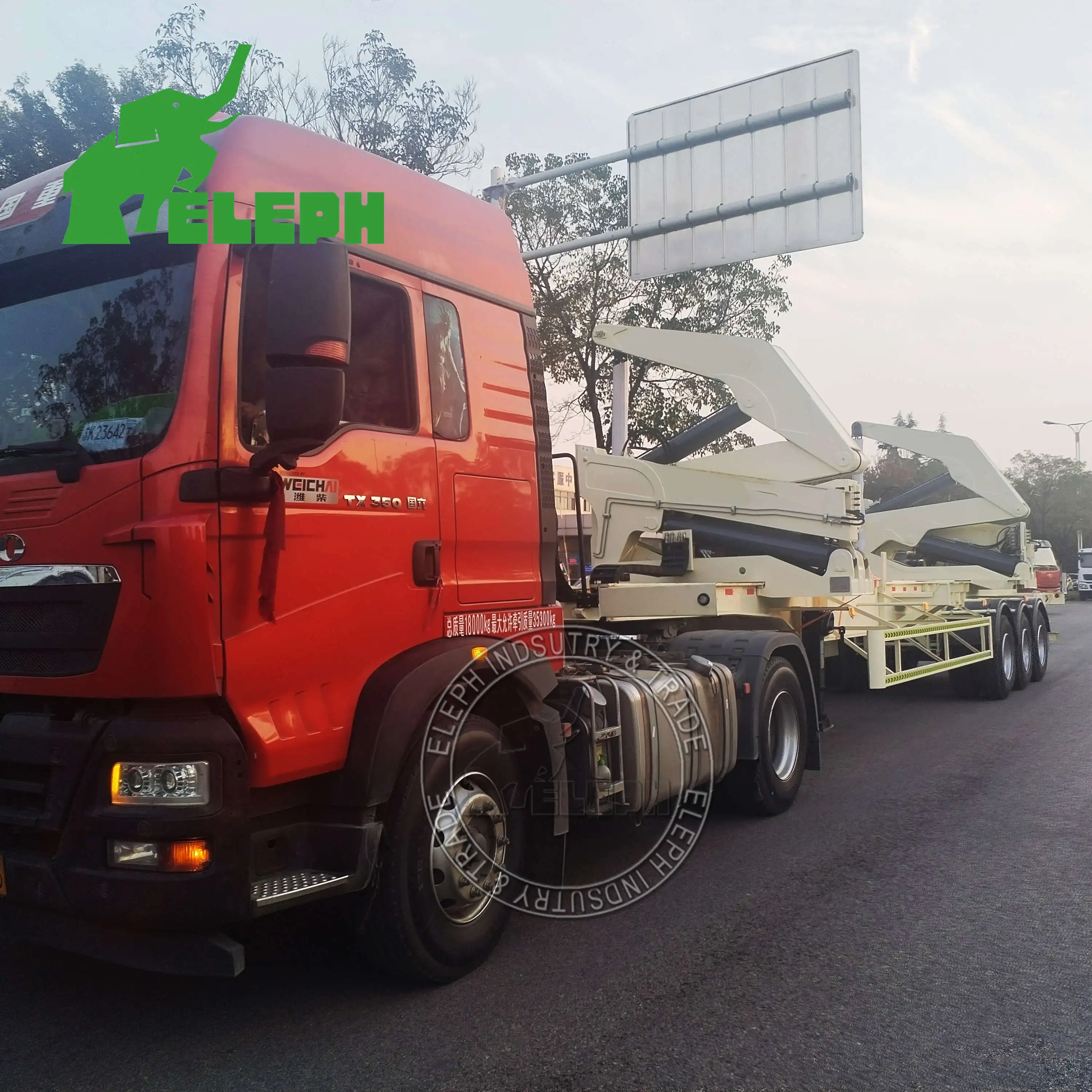 Alibaba.com: 3 Axles 20ft 40ft Side Loader/Side Lifter Container ...