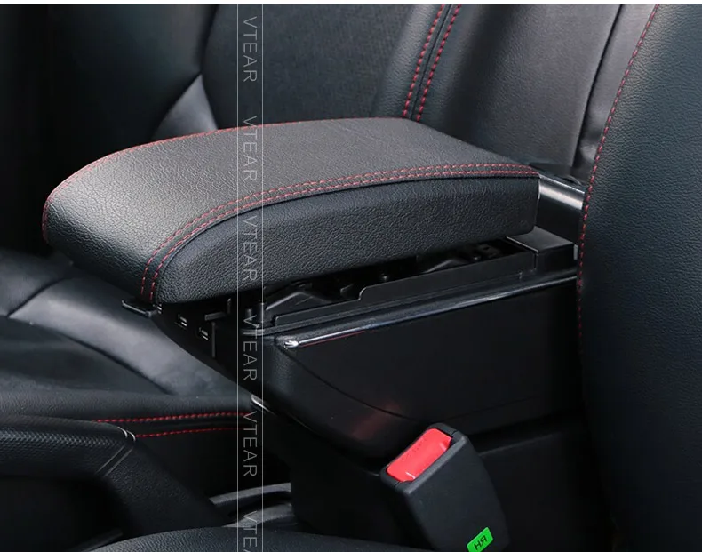 Vtear Auto Armrest Interior Center Console Storage Box Arm Rest ...
