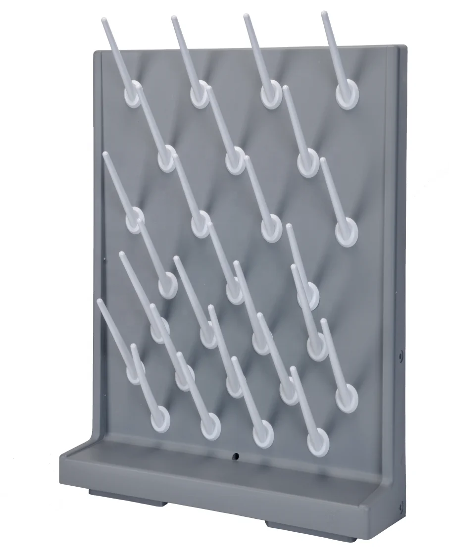 Modern Design Metal Laboratory Drying Rack PP Pegboard and Dripping ...