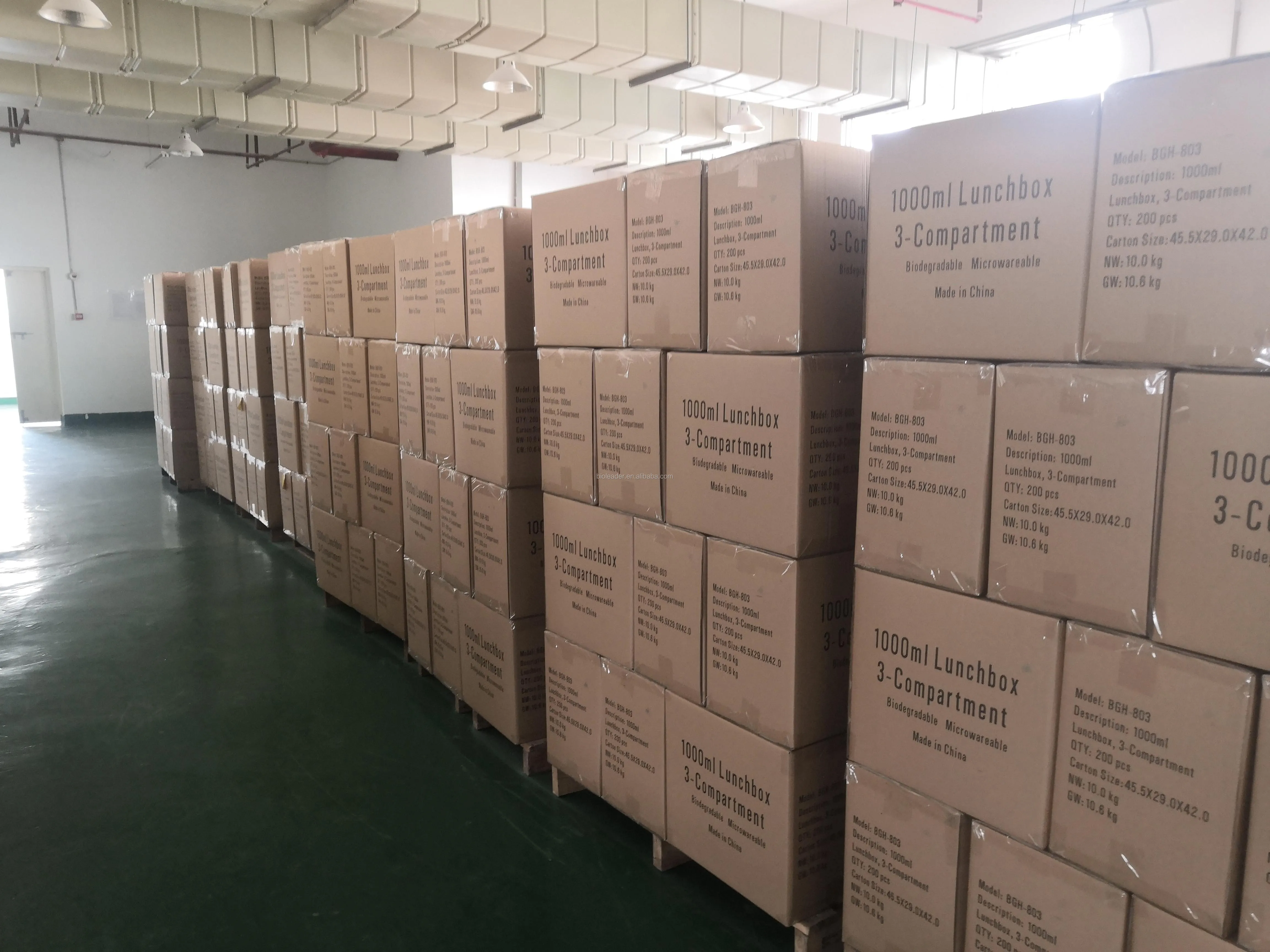 Biodegradable Compostable Plastic Corn Starch Cornstarch Clamshell Food ...