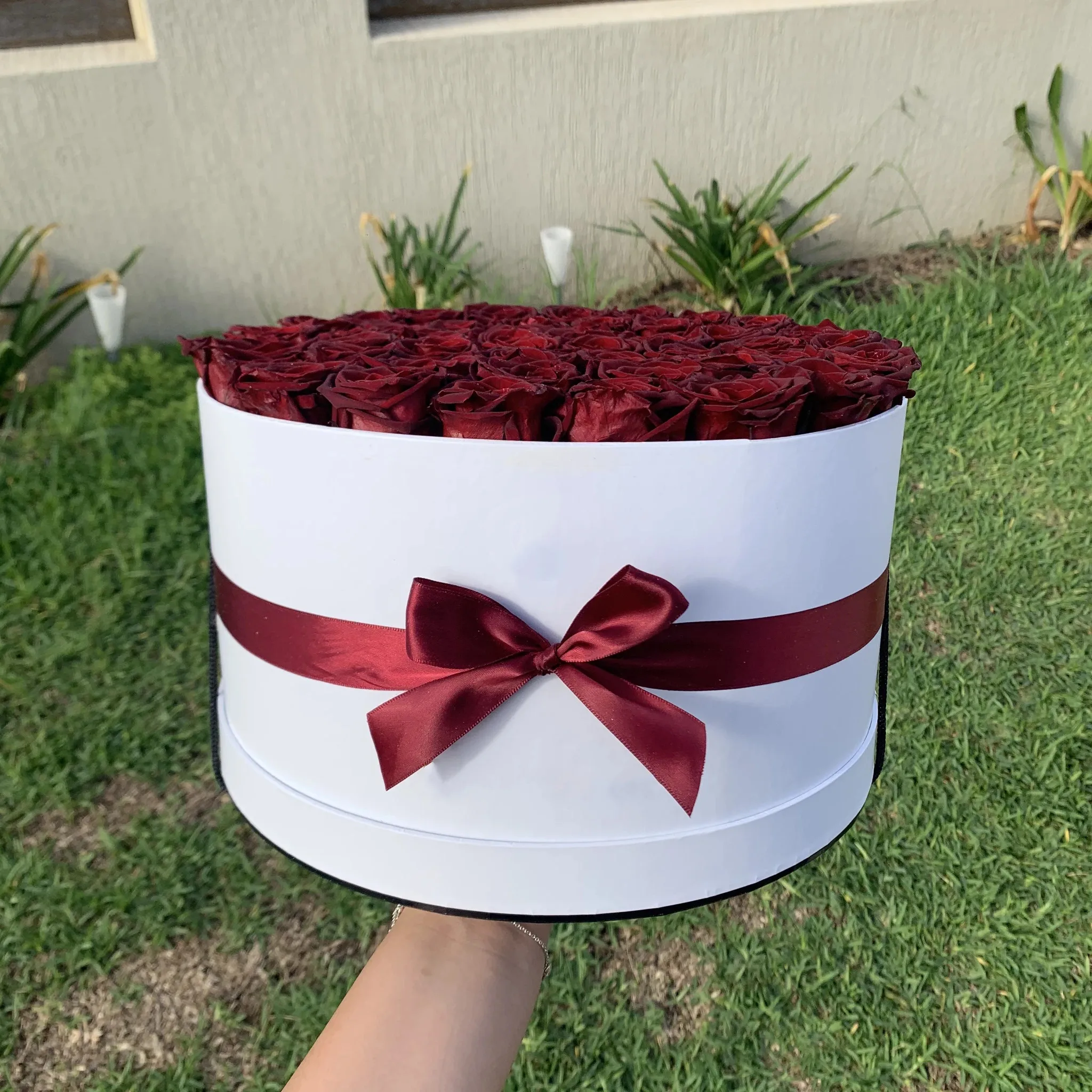 Preserved Rose Light Blue Long Lasting Rose Preserved Flower Box ...