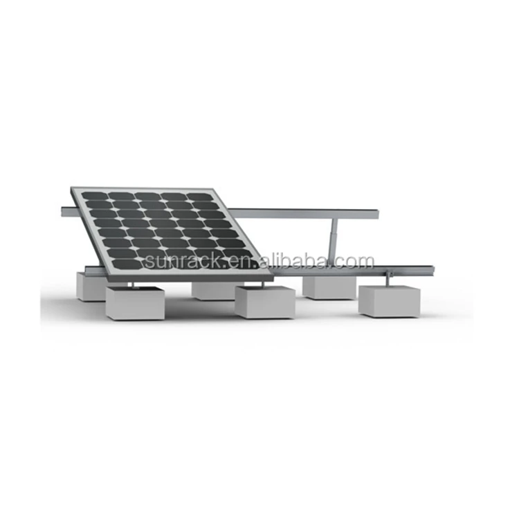 Flat Roof Solar Panel Mounting Structure Aluminium Solar Panel Mounting ...