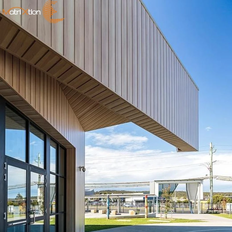 High-Performance Wood Aluminum Siding - Eco-Friendly Metal Wall ...
