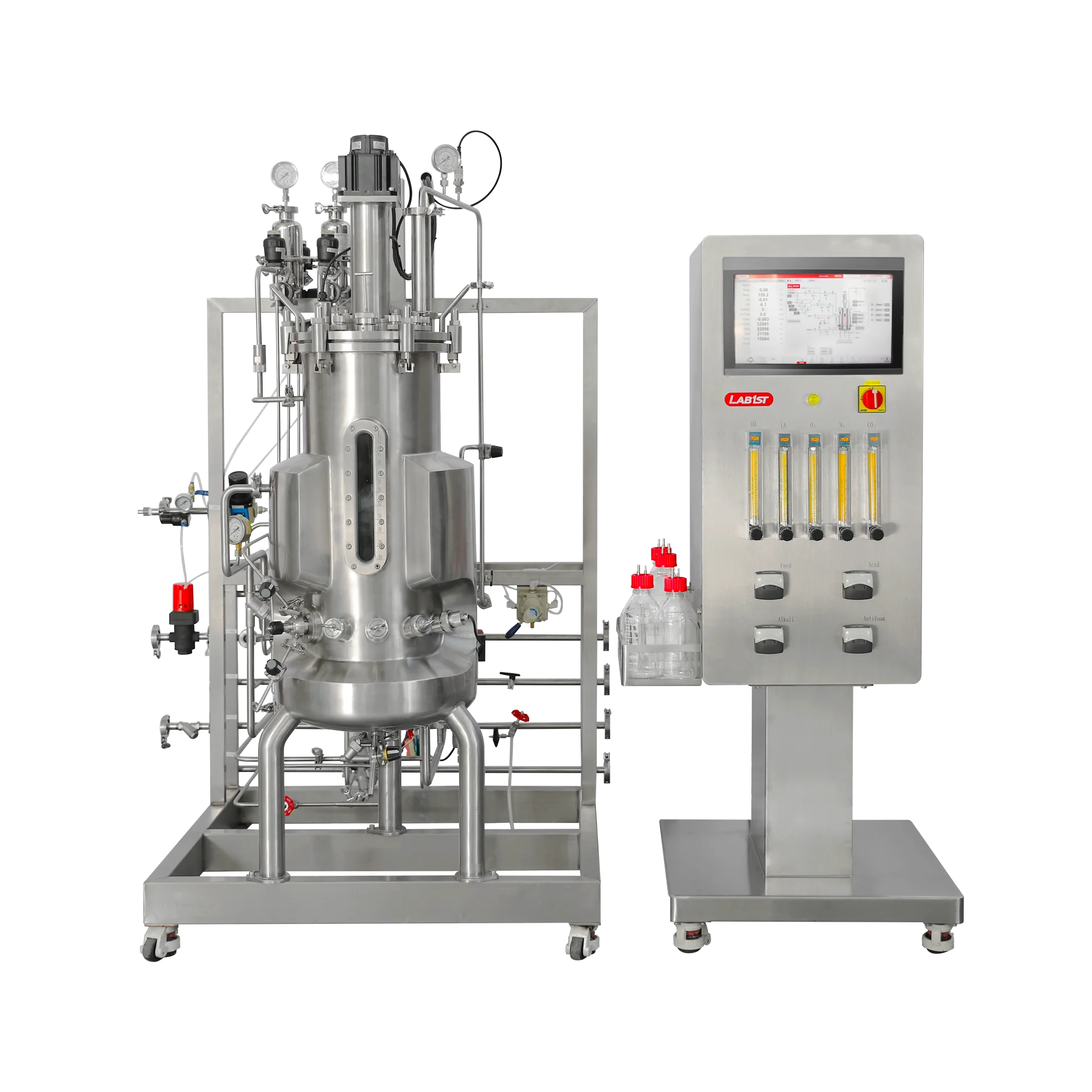 10L 15L 20L 30L 50 100L Stainless Steel Bioreactor Machine for ...