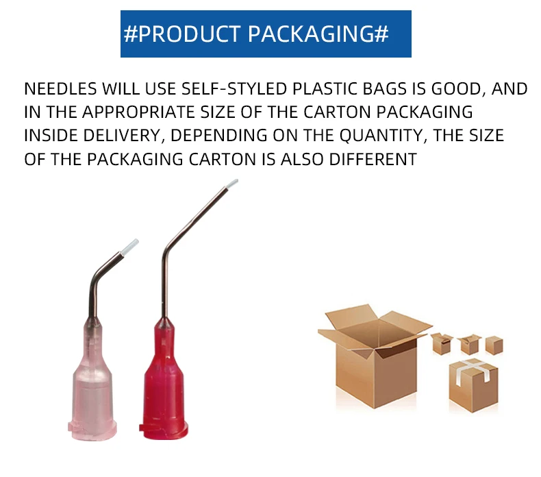 C 45 Degree Elbow Tefln Needle High Precisions Corrosion Resistance ...