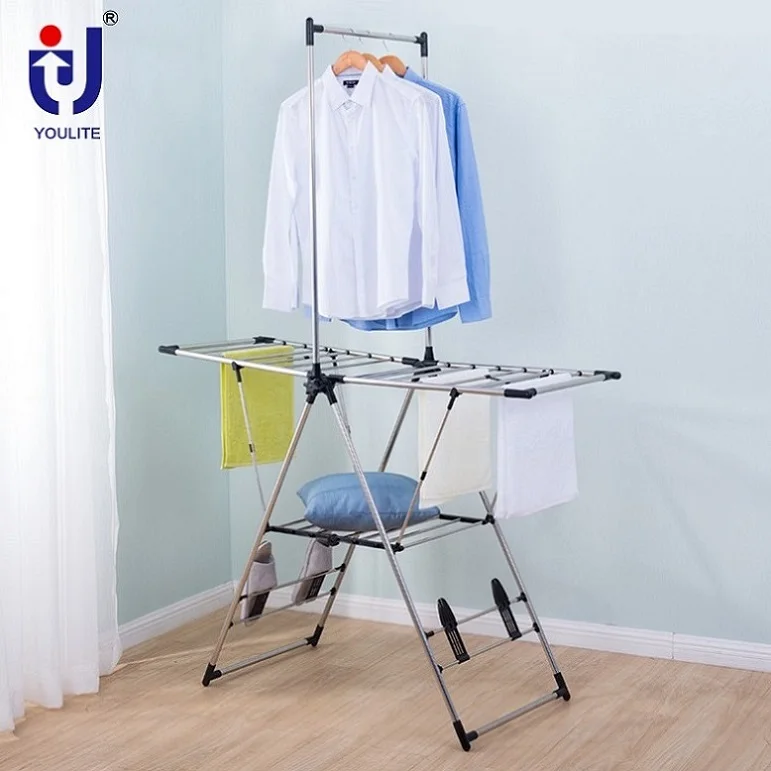 Economical portable clothesline garment display rack| Alibaba.com