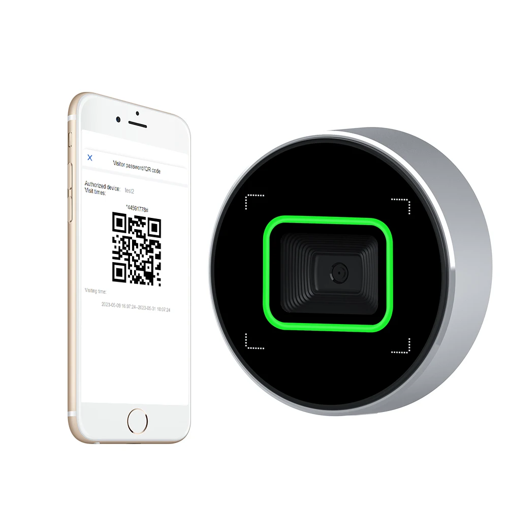 Smart Qr Code Access Control Metal Aluminum Alloy Remotely Controlled ...
