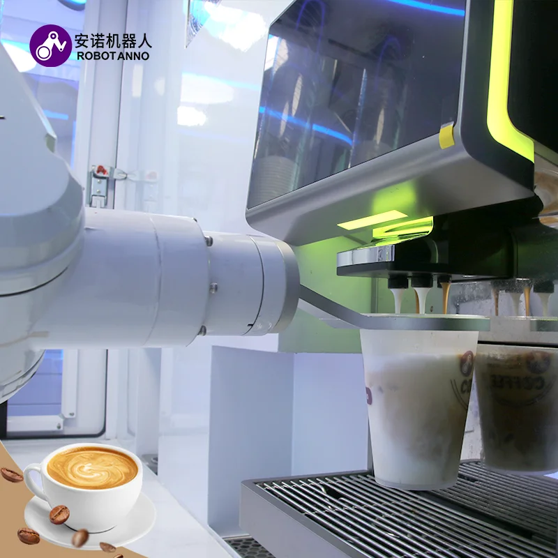 Alibaba.com: 2025 6-axis robotic coffee barista, ice coffee & tea maker ...