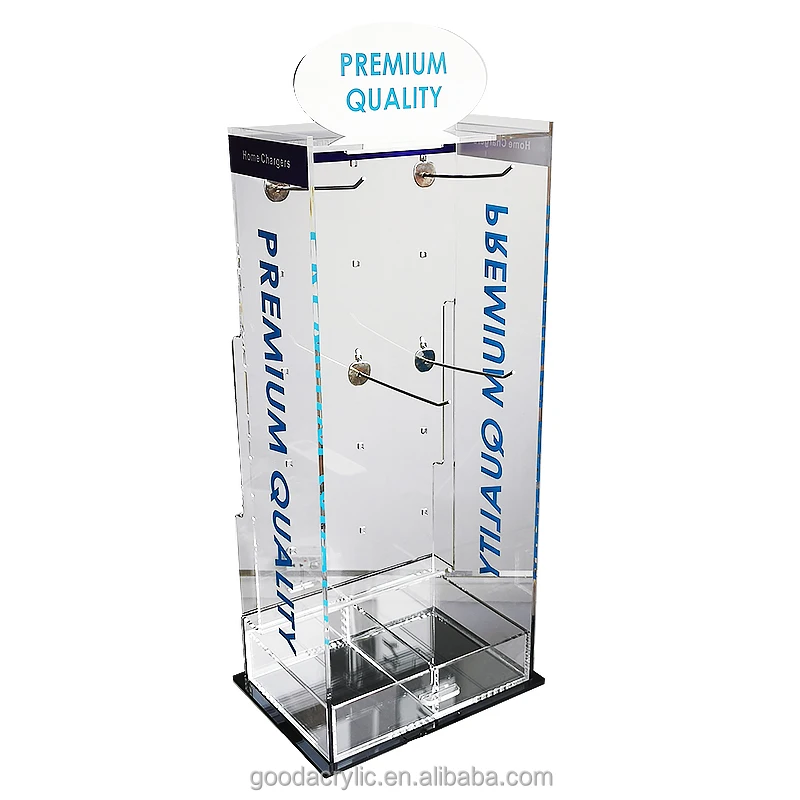 Hot Sale Mobile Store Display Car Charger/usb Cables Rack Countertop ...