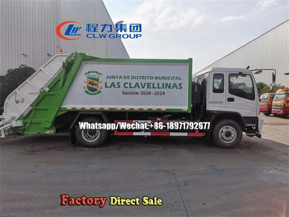 Isuzu Garbage Truck 4x2 14m3 Compressed Garbage Truck For Sale In ...