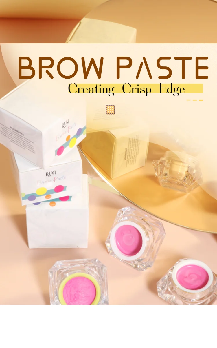 Risi Brow Shape And Define Eyebrow Tinting Tool Brow Paste Private Label Brow White Eyebrow ...