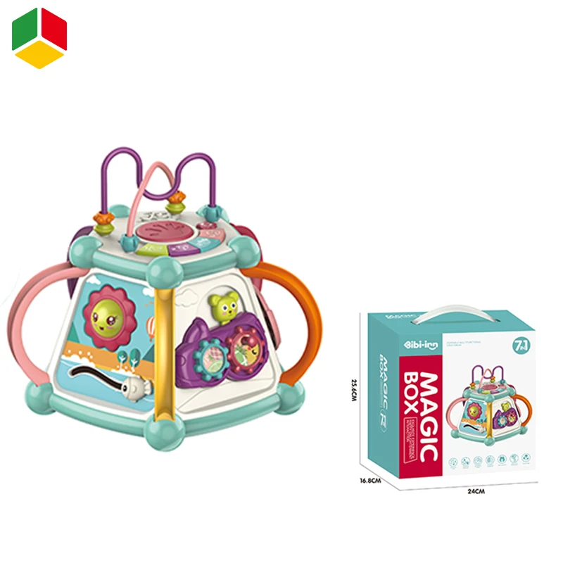 Qs Creative Baby Early Educational Musical Toy Geometric Cognitive ...