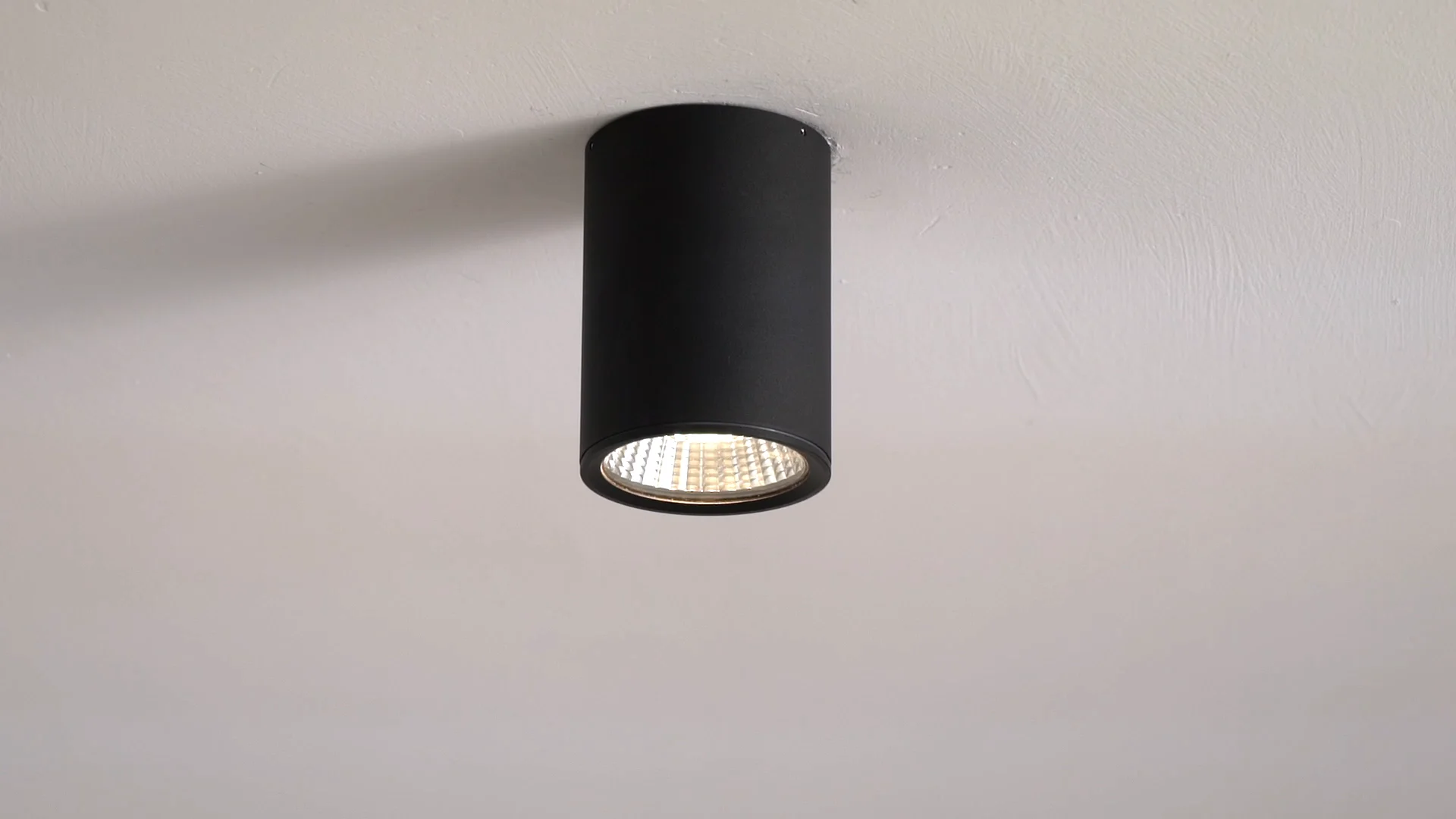 Aluminium Painted Black Cylinder Outdoor Down Light 5w 12w Modern ...