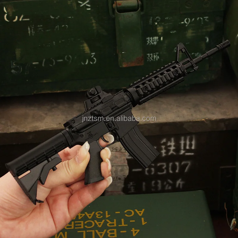 M4a1 Carbine Ar15 Metal Gun Model Realistic Assembly Toy M4a1 Rifle ...