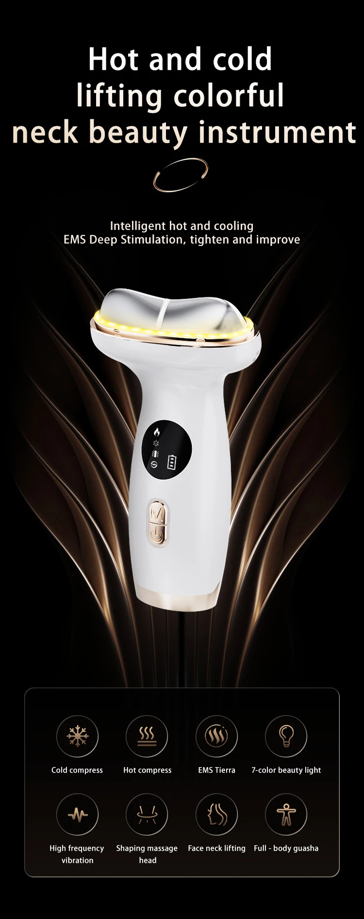 6 in 1 Age Booster Skin Care Facial Glow Booster Beauty Device Facial ...