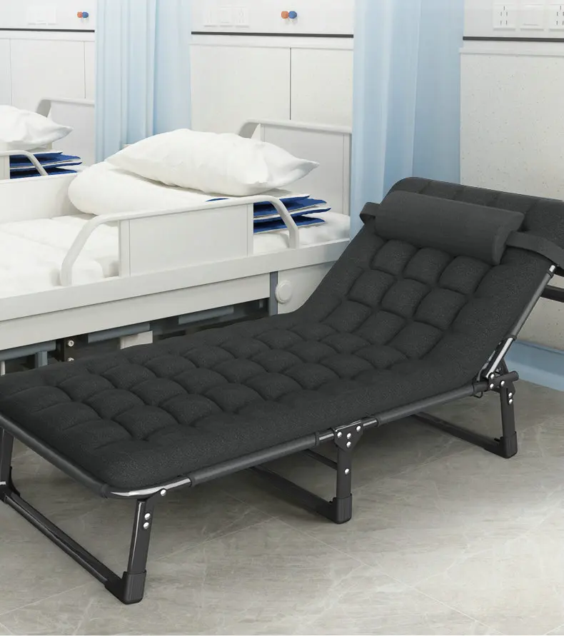 Portable Adjustable Folding Bed - Ideal for Outdoor & Indoor