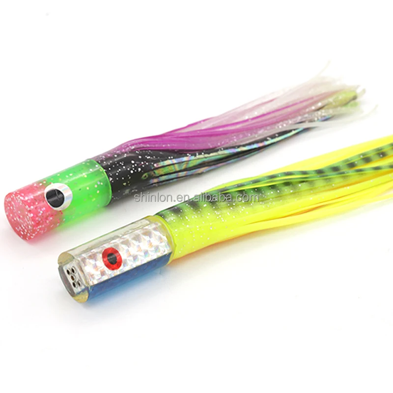 Saltwater Fast Troll Lure Deep Diving Trolling High Speed Wahoo Marlin ...