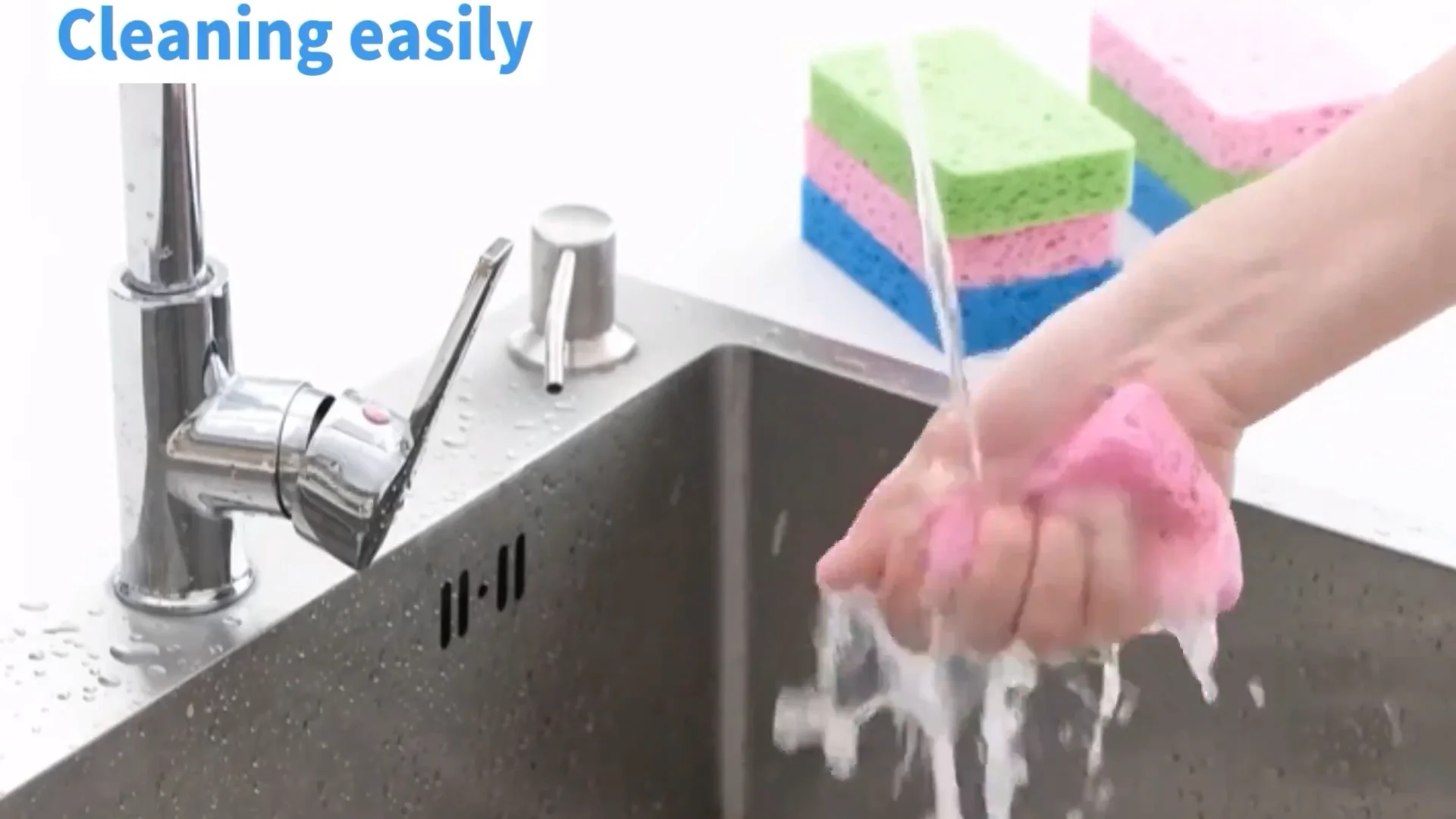 Kocean Magic Eco Friendly Compressed Cellulose Sponge Kitchen Dish ...