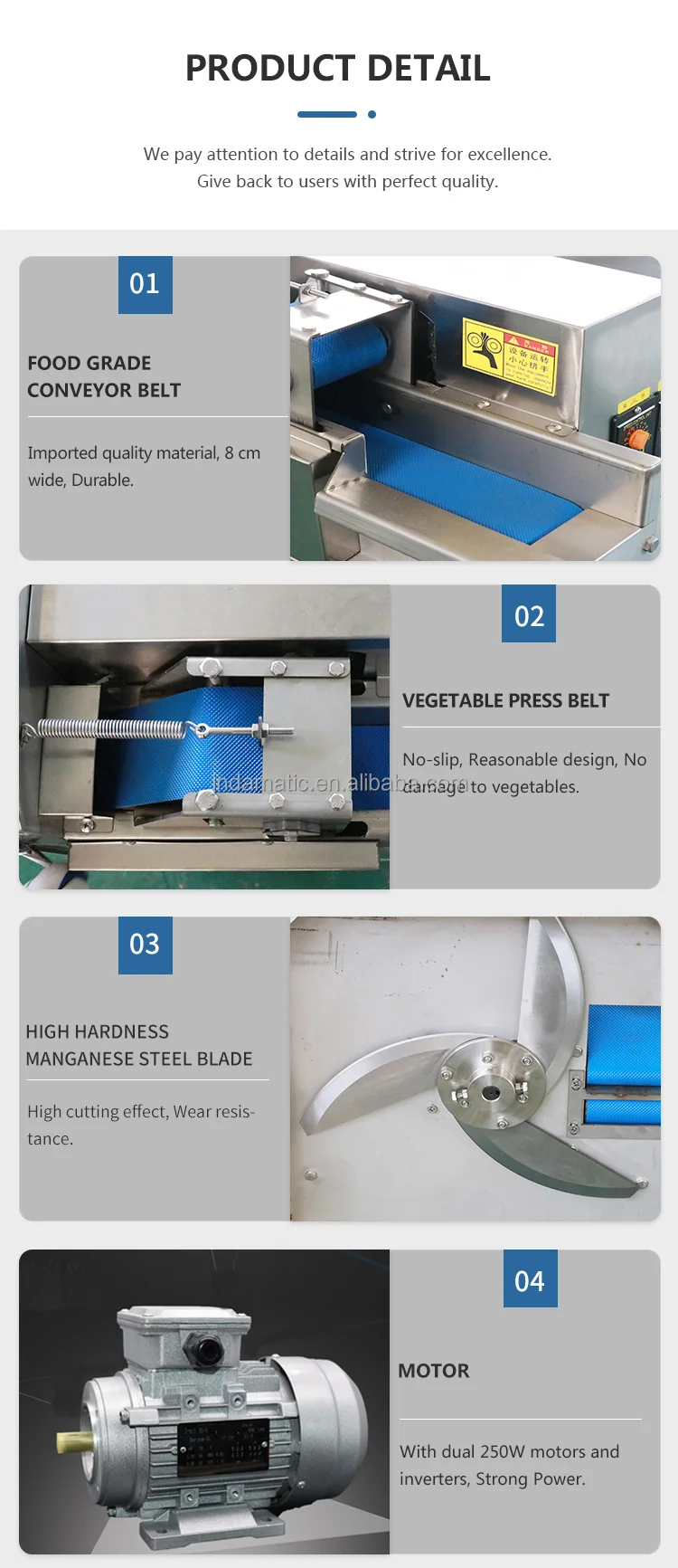 Efficient Vegetable Chopper - Stainless Steel Cutting Machine