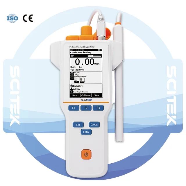 Scitek Portable Dissolved Oxygen Meter 0.00 To 50.00 Ppm Liquid Crystal ...