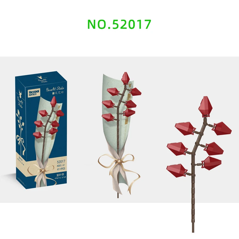 Brick Flower Building Blocks Set Garden Toys Diy Wild Botanical ...