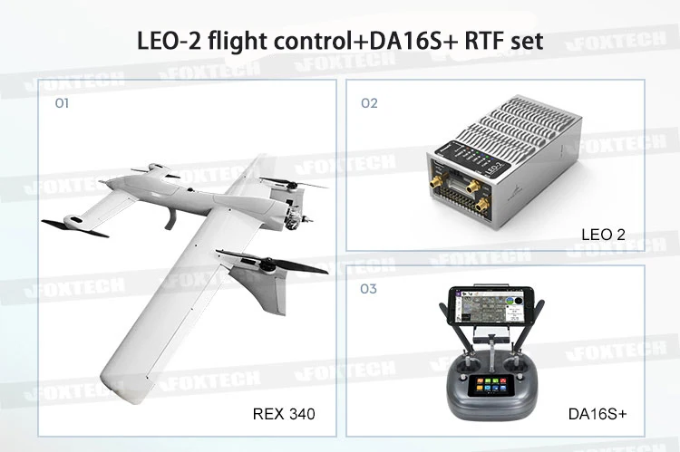 Foxtech Rex340 Efi Oil-powered Vertical Take-off And Landing Fixed-wing ...