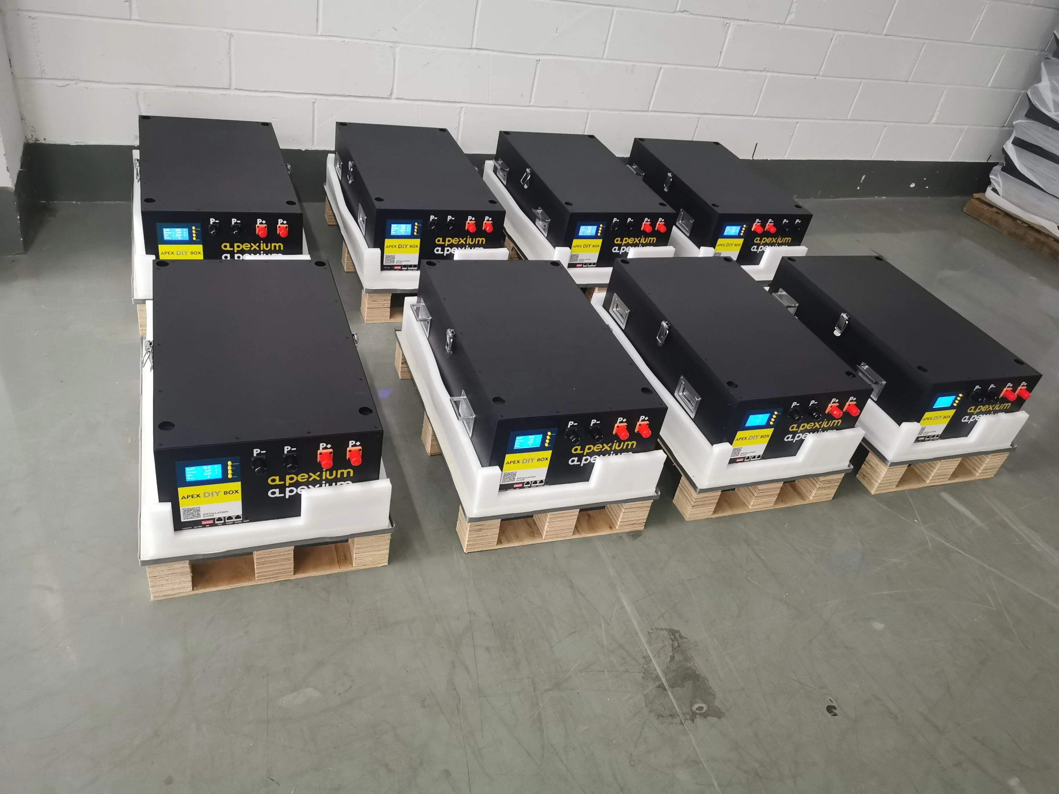 Apexium Customized 48v Ev 280ah Lifepo4 Battery Pack 15kw 280 Diy Steel ...