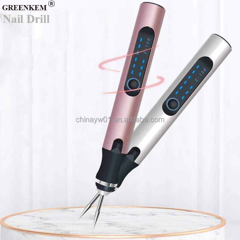 OEM Newest 18000RPM Mini Rechargeable Electric Nail Drill Machine ...