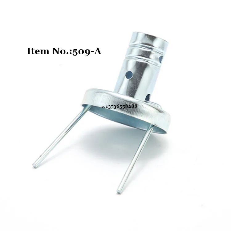 Hq509-b Silver Metal Connector Socket In Italian Thread For White ...