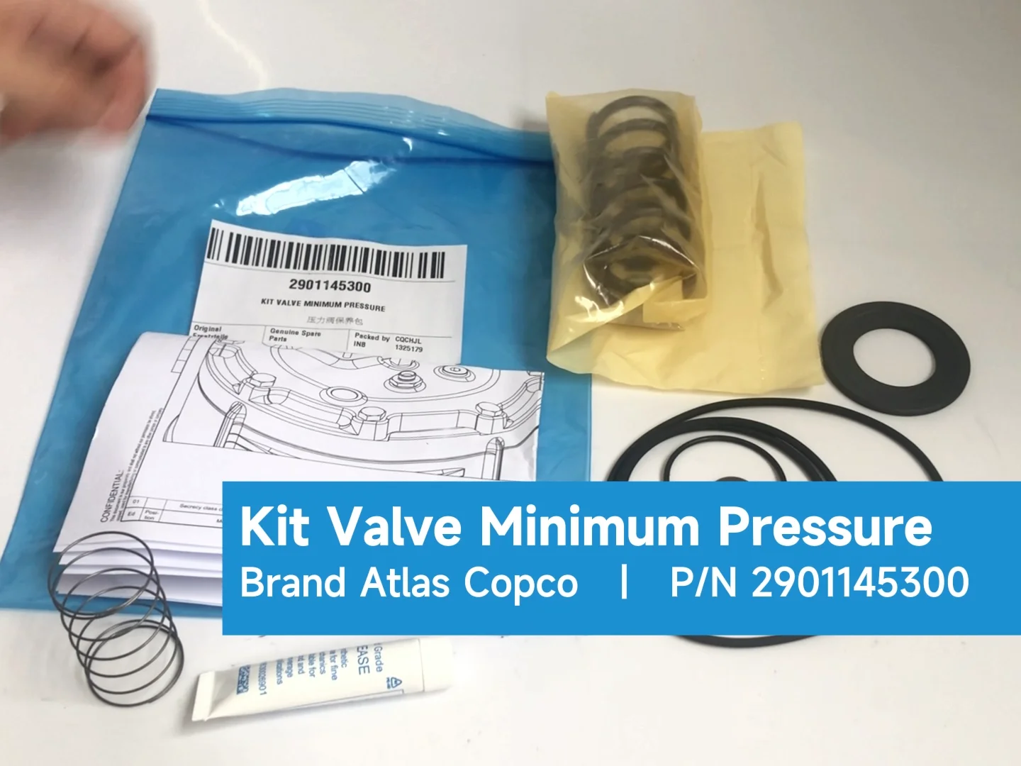 Atlas Copco-compresor De Aire Original,Kit De Válvula De Presión ...