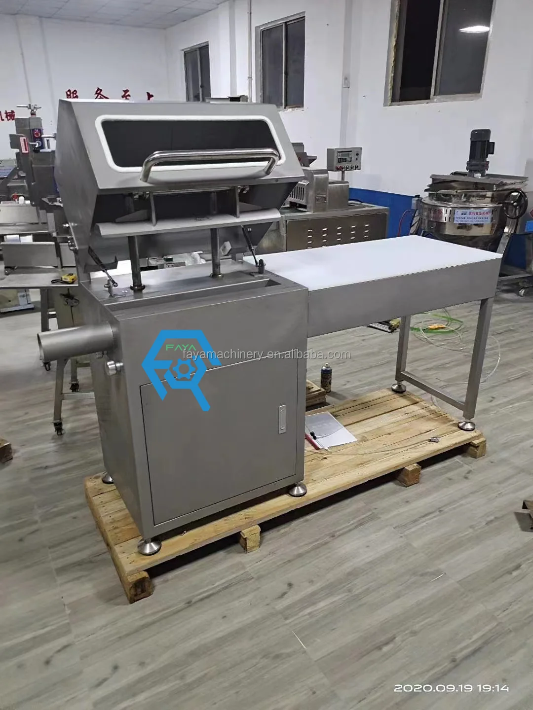 Stainless Steel Lamb Roll Form Filling Machine Sausage Setting Machine ...