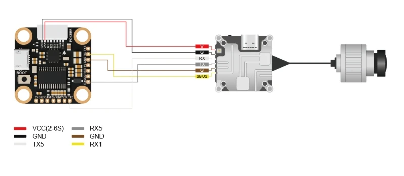 Foxeer F722 V4 Mini Flight Controller for FPV Racing Drones