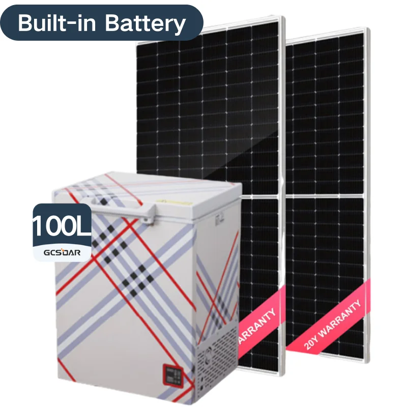 GCSOAR 100L DC Solar Fridge Built in Lithium Lifepo4 Battery and PWM ...