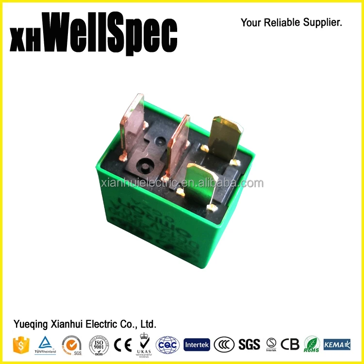 Wellspec 95224-2D000 Flasher Relay - 12VDC 20A for Hyundai, KIA, SAAB ...