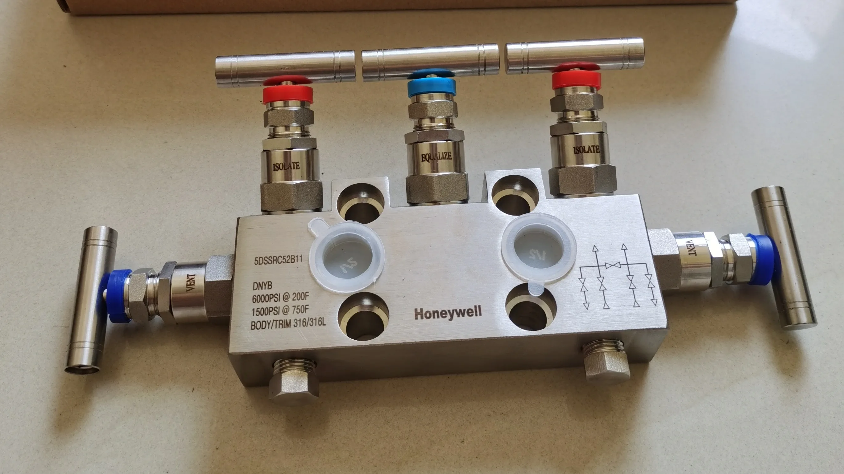 5 Way Valve Manifolds Honeywell 5dssrc52b11 Five-valve Manifold,5 Valve ...