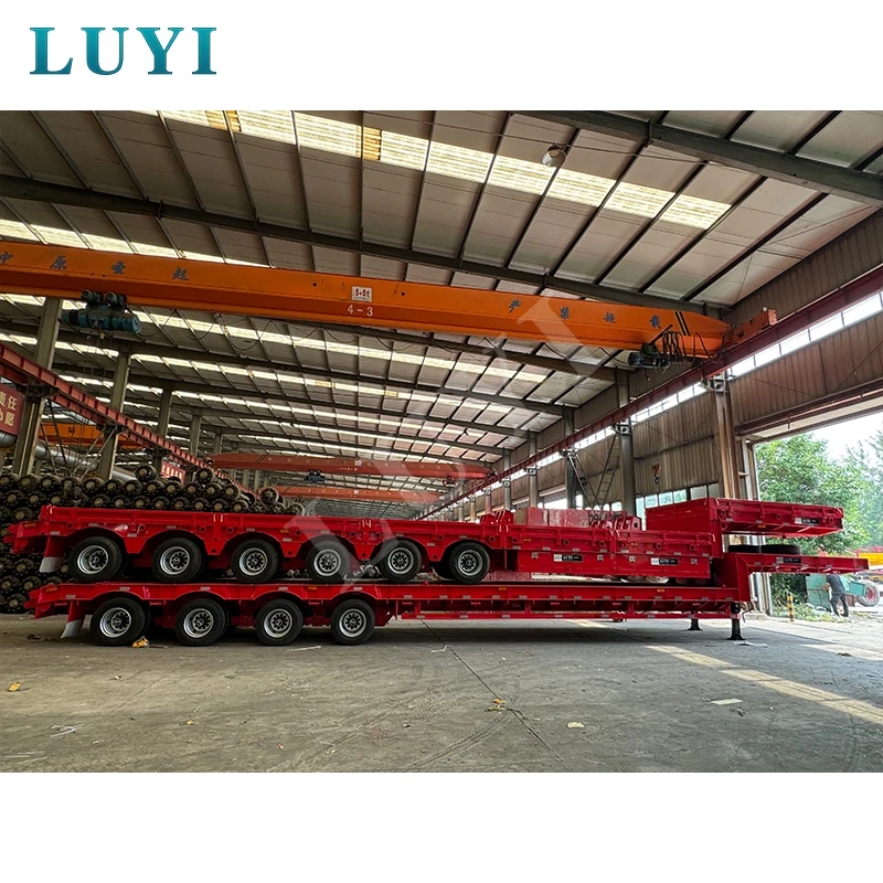 Alibaba.com: 6 axles, 80 tons capacity, 16m-18m low bed semi trailer ...