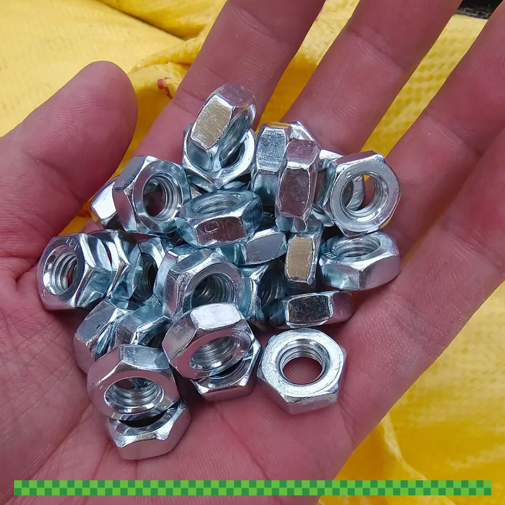 DIN934 Yellow Copper Brass Hex Nut Small Size Hex Nut Brass 3/8 Hex ...