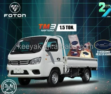 KEEYAK 2024 Foton TM3 LHD RHD 1.5ton Mini Cargo Fence Truck Gasoline ...