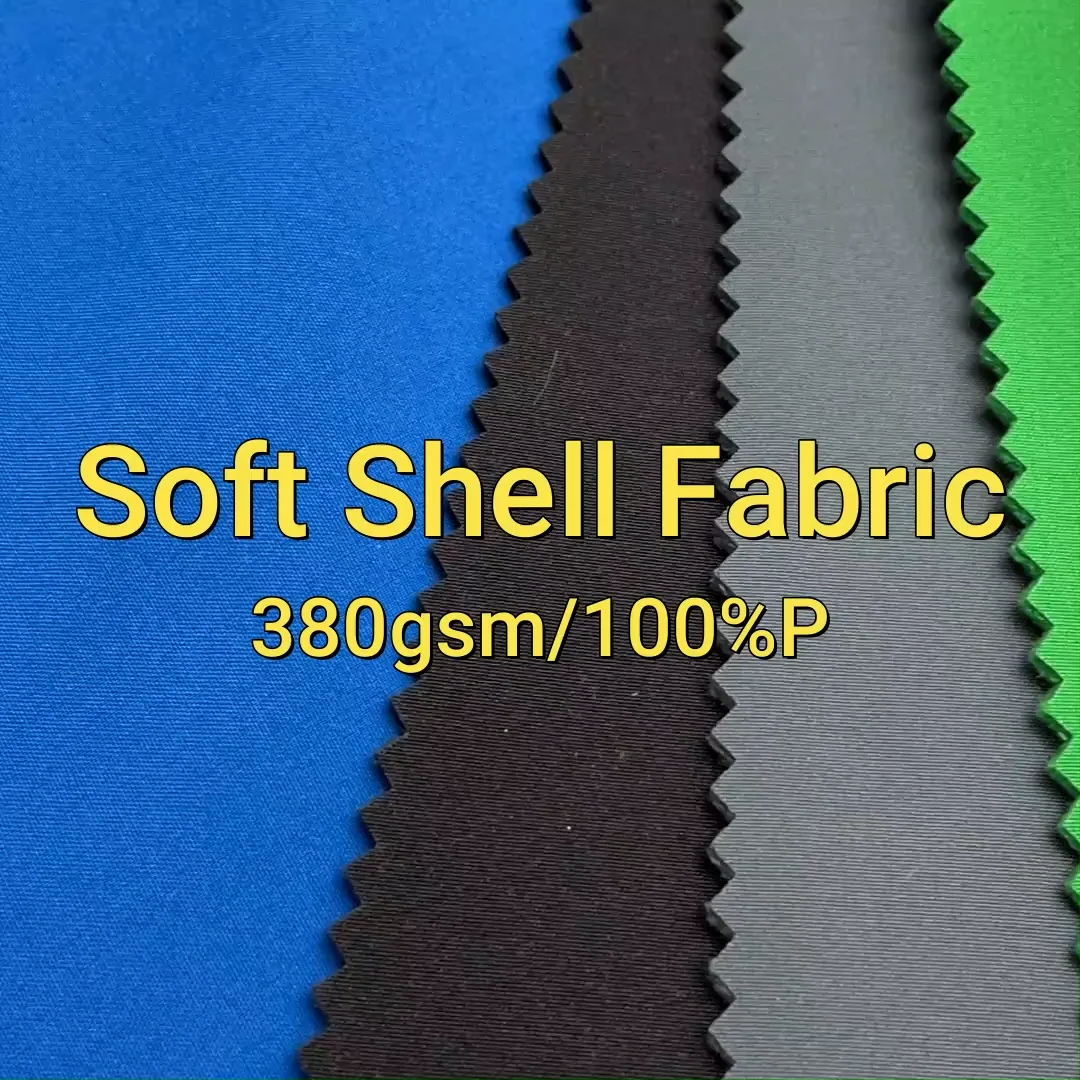 2-layer Winter Mountaineering Softshell Fabric 100% Polyester Bonded ...