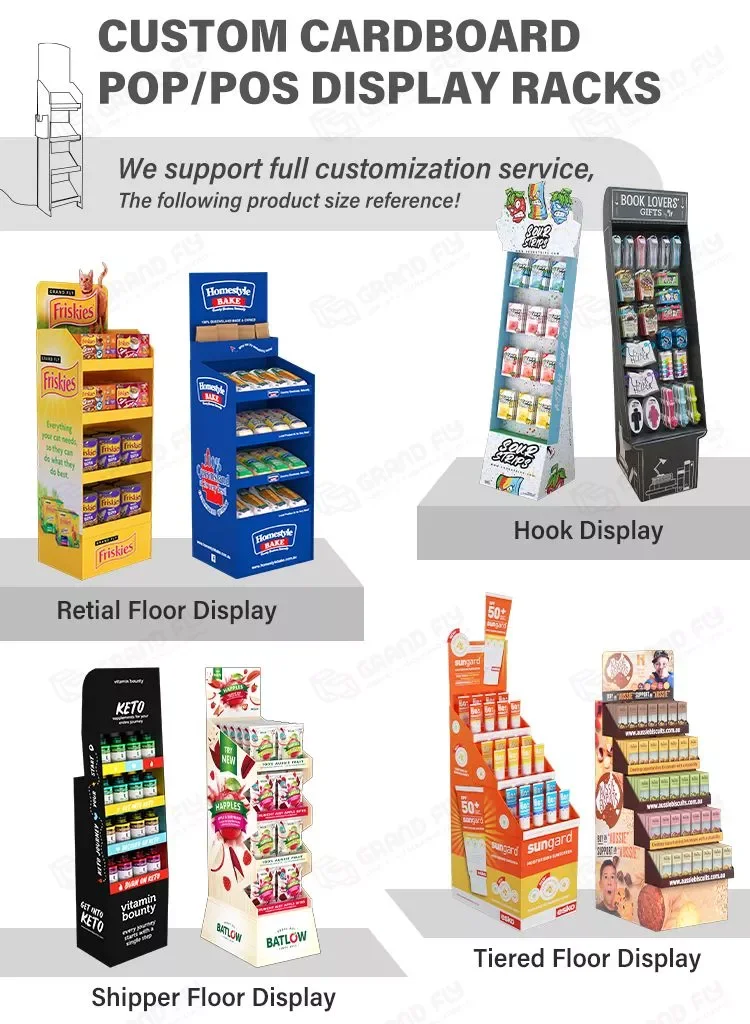 Custom Cardboard Display Racks For Christmas Cards Gifts Promotion ...