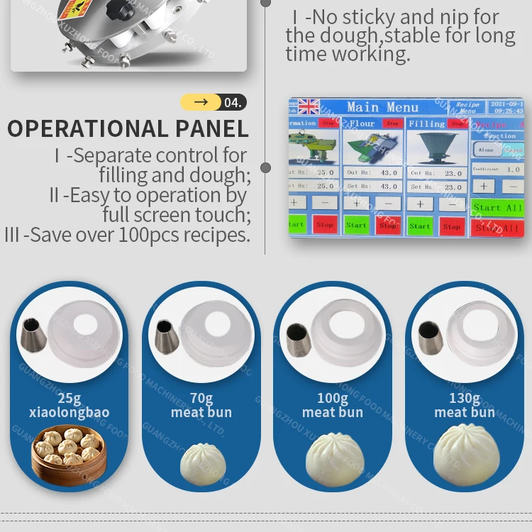 High Efficiency Bao Bun Maker Machine - Siopao Automatic