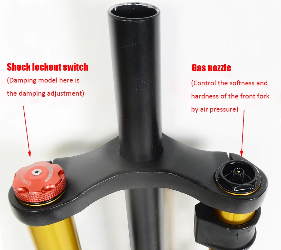 Double Shoulder Front Fork Ebike 26" 27.5" 29" Mtb Bike