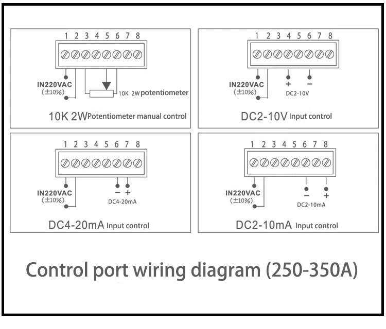 Three Phase 380v Scr Power Controller 300a Scr Power Voltage Regulator ...