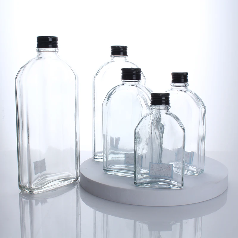 100ml Glass Packaging Containers Bottle Flask Glass Bottle Beverage ...