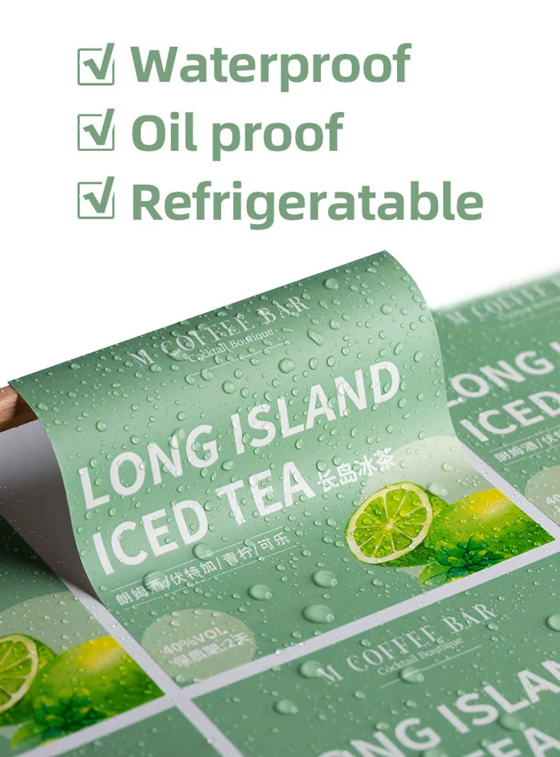 Wholesale Custom Label Sticker Waterproof Clear Sticker Logo Vinyl ...