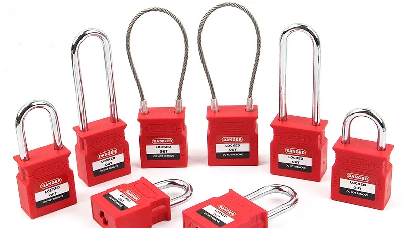 Good Quality Red 40mm Lockout Tagout Safety Padlock Pad Lock Lockout ...