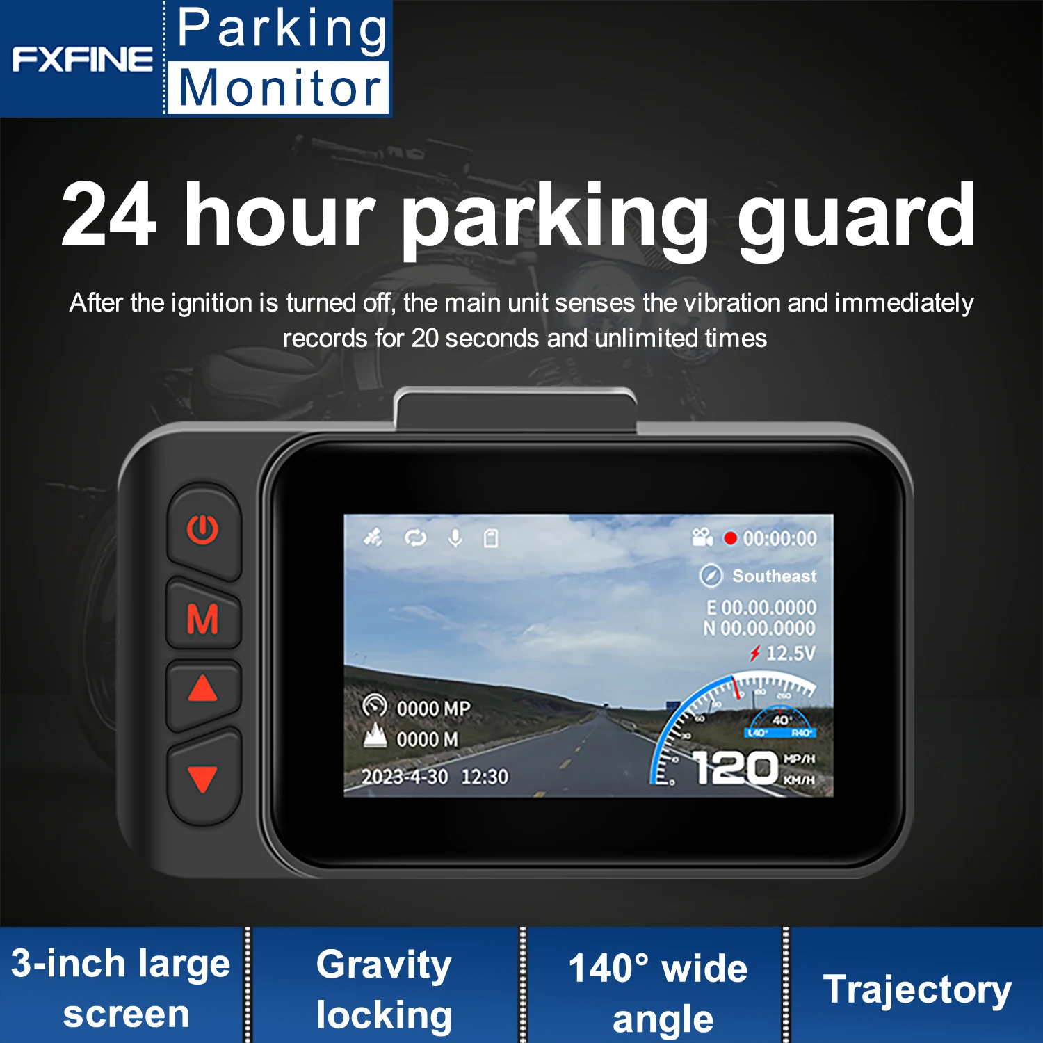 Smart Gps Digital Motorcycle Camera Recorder Video Playback Motorcycle ...