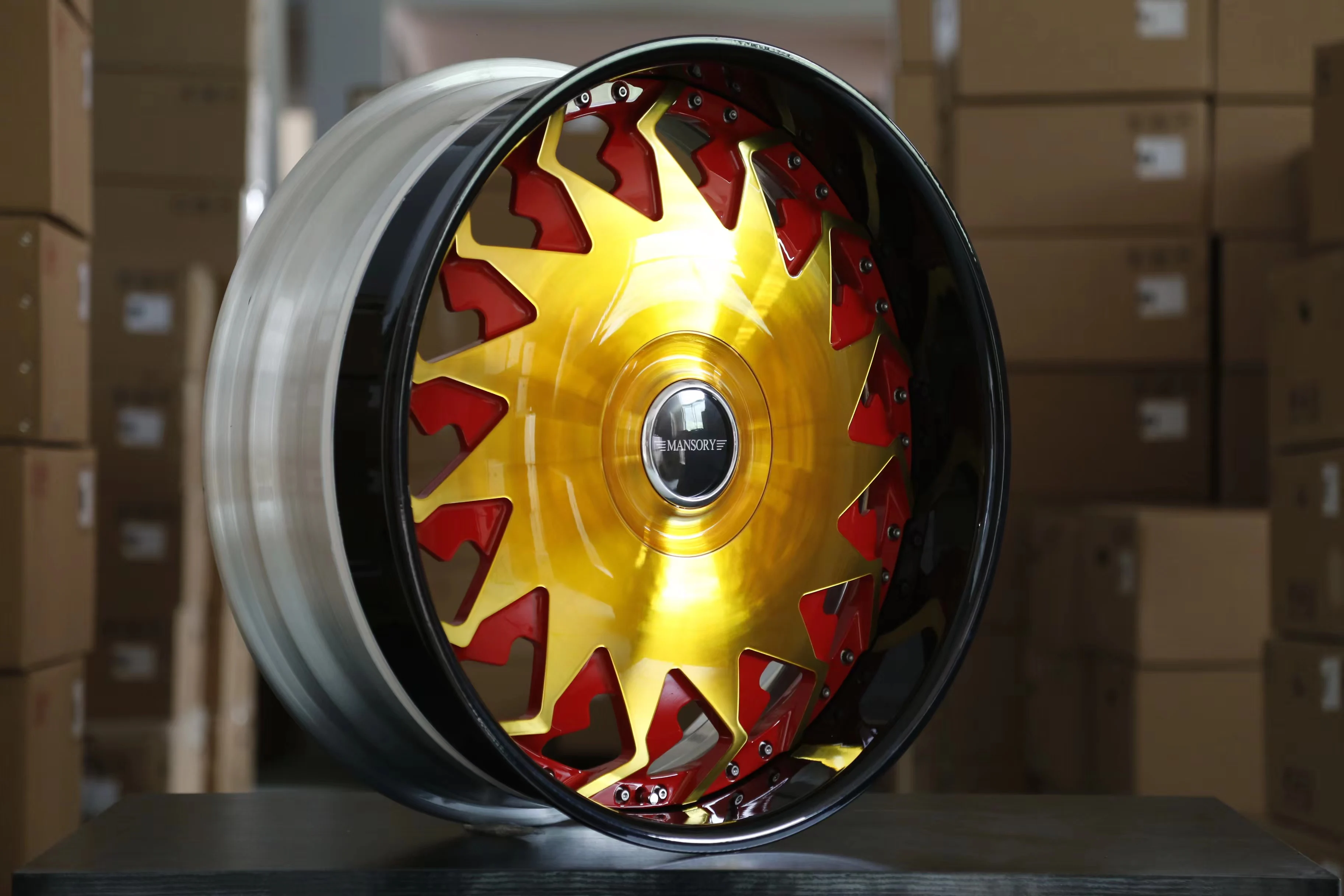 High Quality 3 Piece Wheels 22 23 24 26 Inch Concave Forged Custom Rim ...