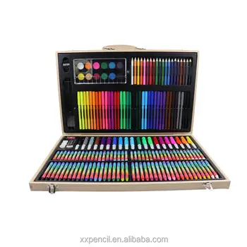 Plastic Box Packing 150 Pieces Diy Drawing Set Children Art Supplies ...